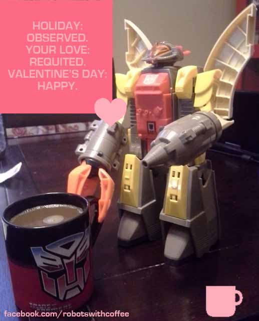 Robots With Coffee - Valentine's Day! | TFW2005 - The 2005 Boards